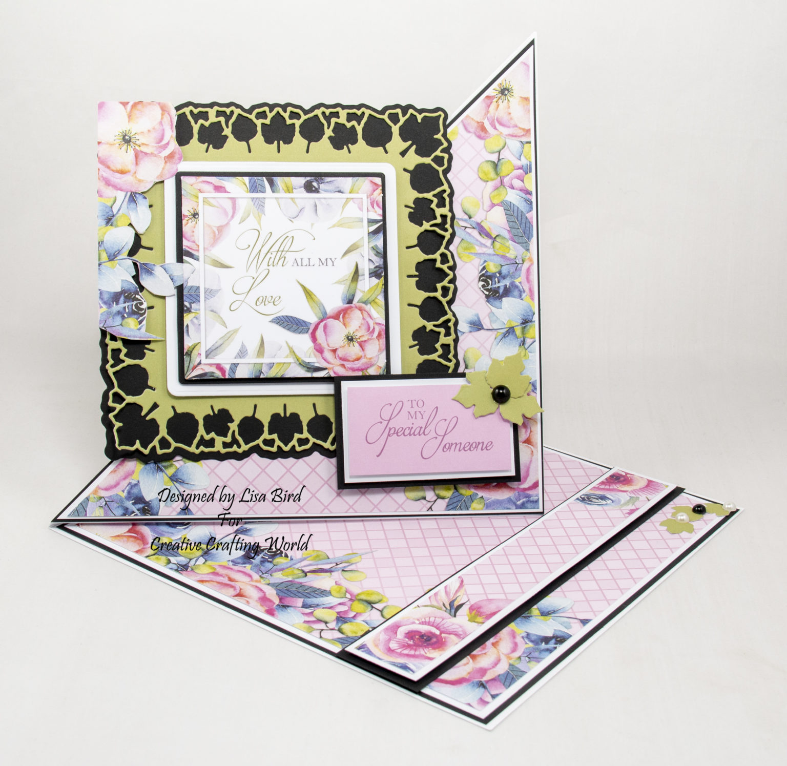 Floral Daze Card Designs - Crafty Card Designs Handmade Card Tutorial