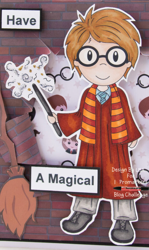 Boy Wizard - Have A Magical Day - Crafty Card Designs